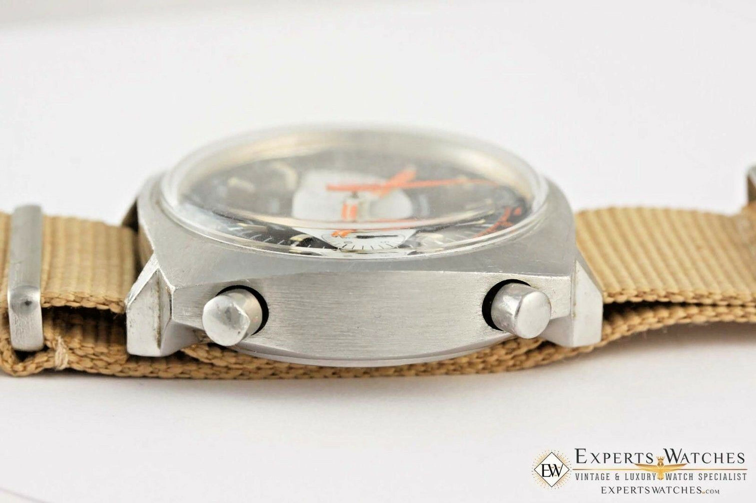 Vintage Breitling Chrono-Matic 2111 Calibre 11 Chronograph Panda Watch ...