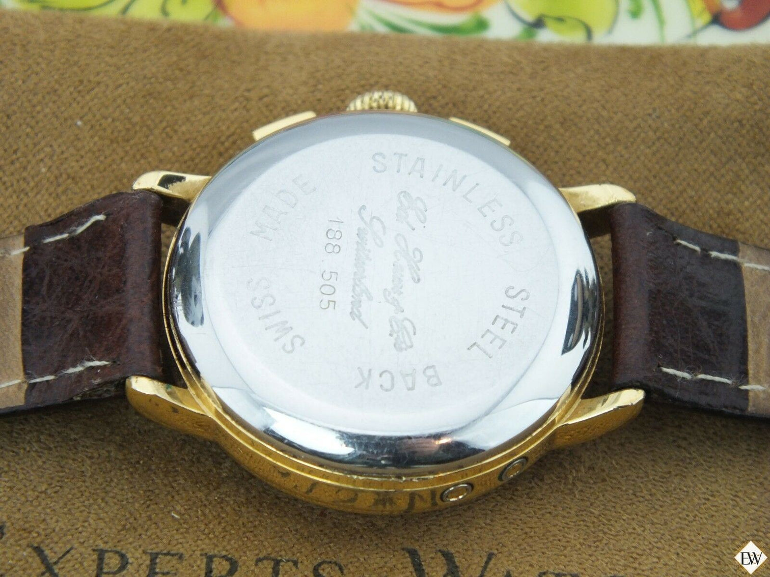 Serviced Ed Heuer Cie Moonphase Chronograph 125th Anniversary Edition ...