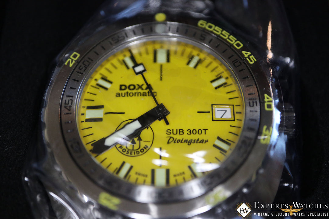 Sold New Limited Edition Doxa Sub 300t Poseidon Divingstar Yellow D