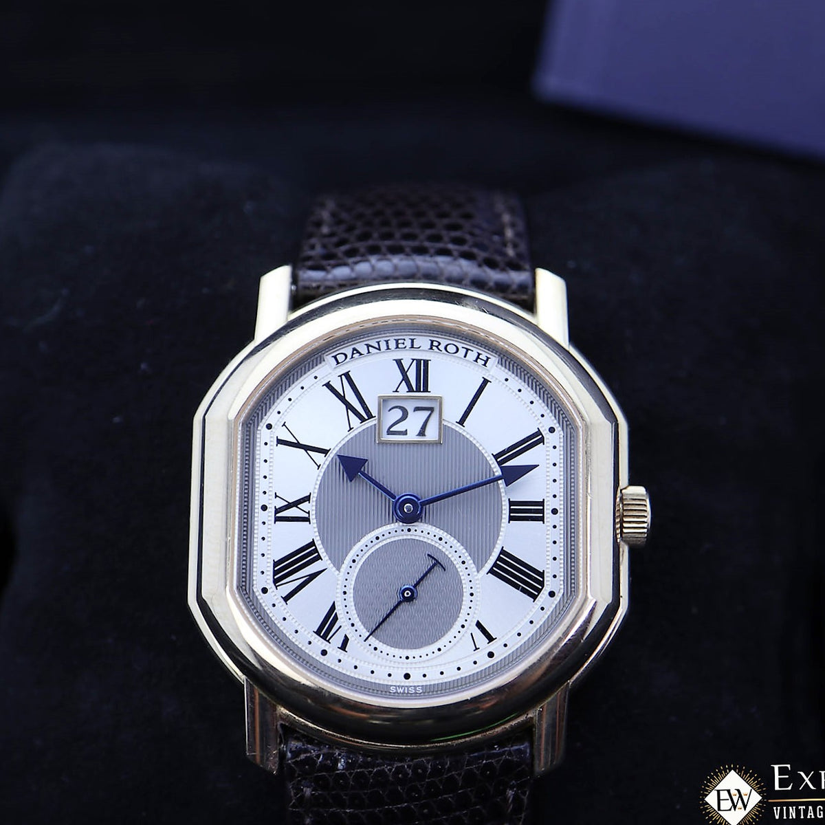 SOLD!!! Daniel Roth Datomax Masters 18k Big Date Watch 208.L.40.011.CN ...