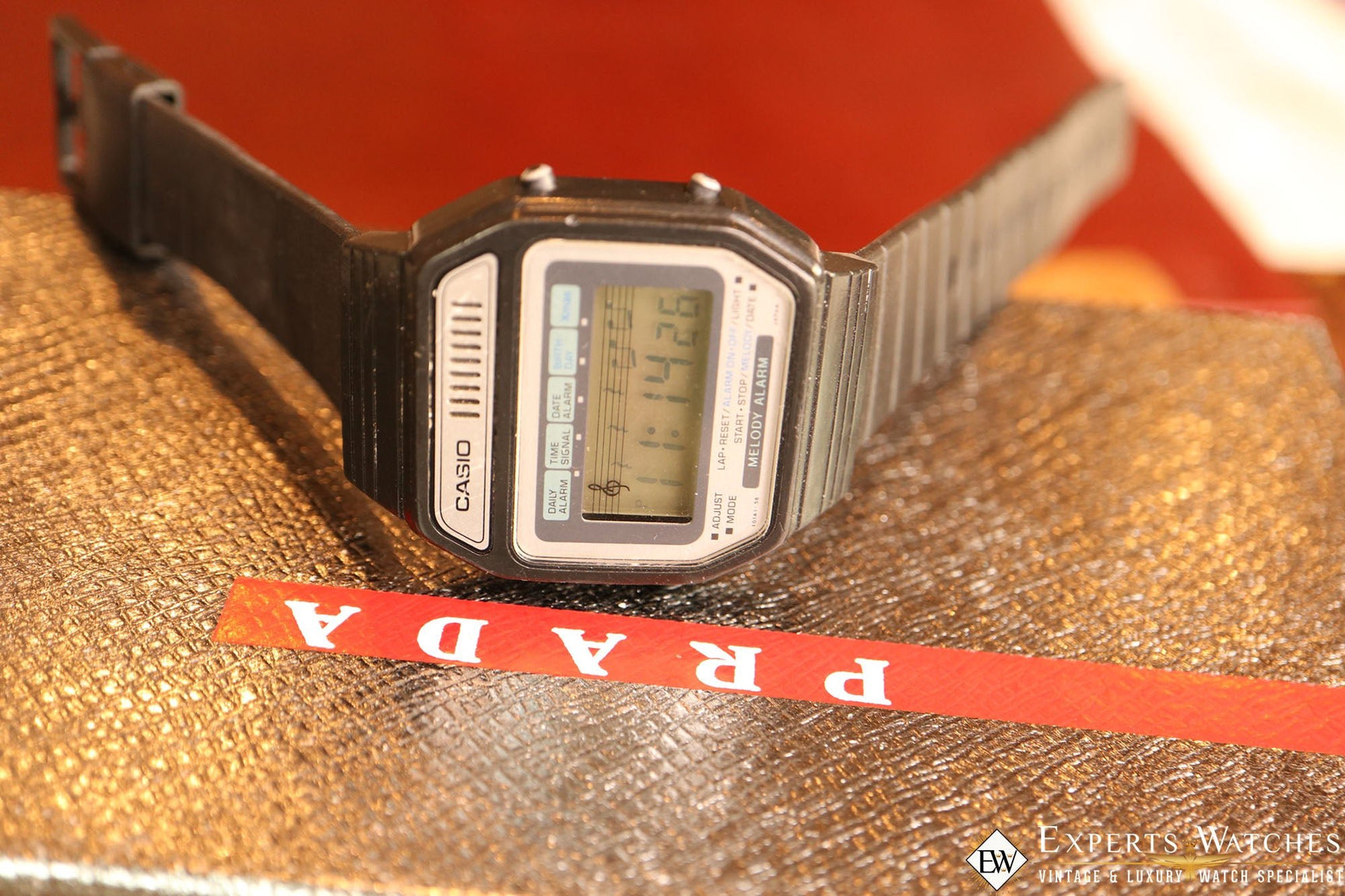 1980's Vintage Casio 82 H108 Melody Musical Alarm Digital LCD Watch ...