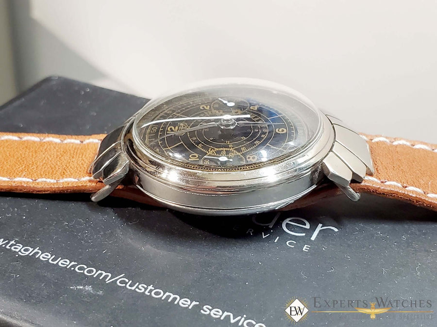 1930's Vintage Rare HEUER Ref 2403 Monopusher Chronograph Watch Fancy ...