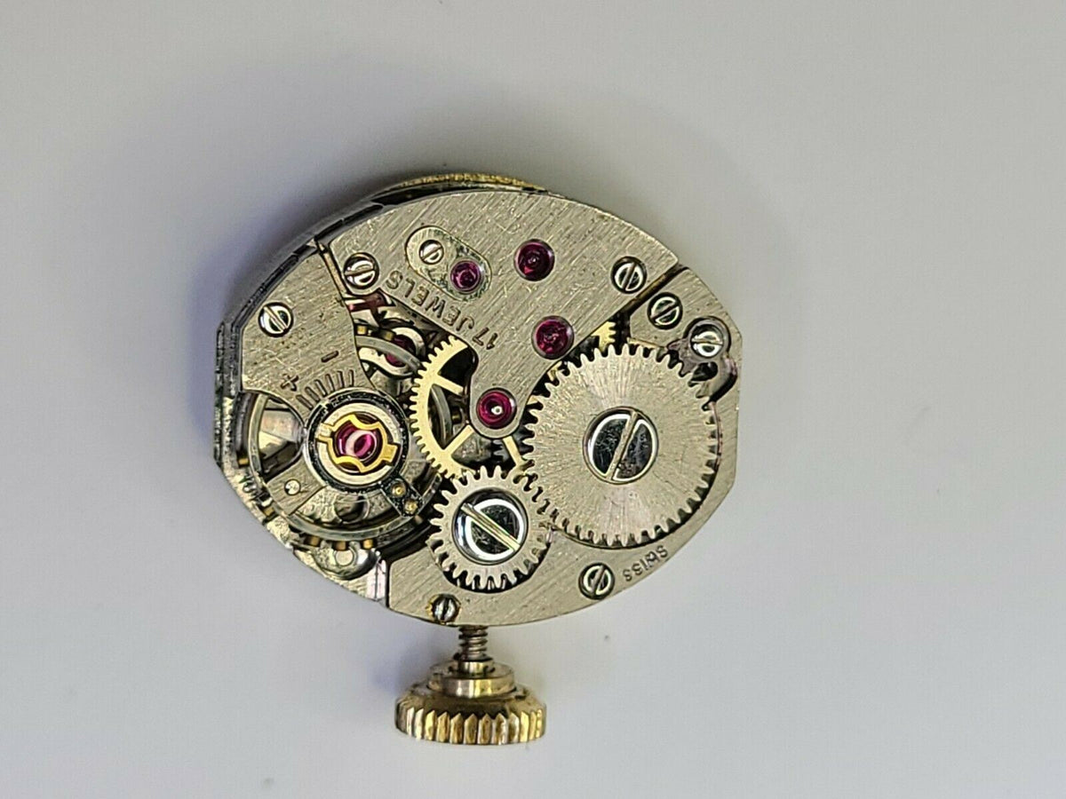 Ancre AS Caliber 1012 Watch Movement 17 Jewels with dial and hands ...