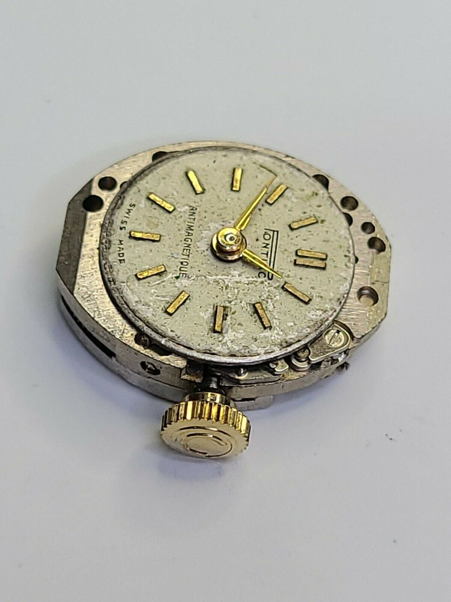 Pontiac AS Caliber 1677 Watch Movement 17 Jewels with dial and hands ...