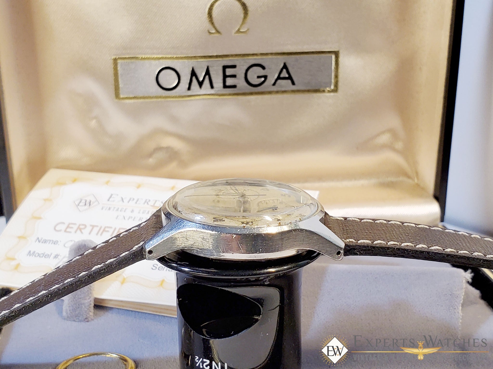 1950 Vintage Omega Turler Chronograph Cal 321 Pre SpeedMaster Ref 174 ...