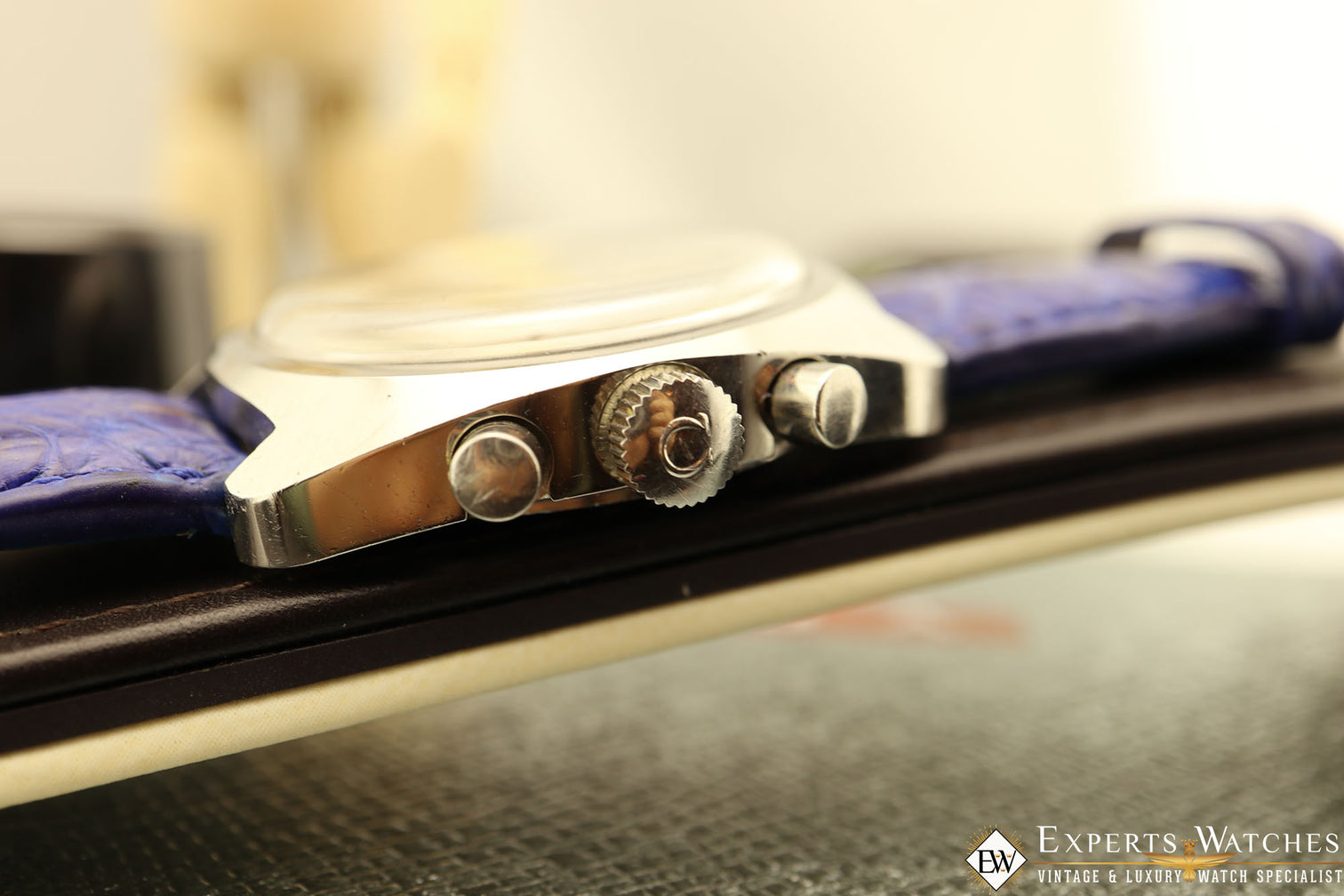 Serviced Vintage Omega SeaMaster 145.029 Blue Chronograph 1970 Cal 861 ...