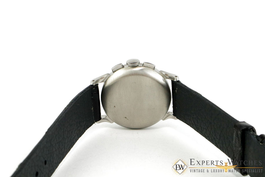 Serviced 1940's Omega 2277 Chronograph Watch Cal 27 Cal 321 Fancy Lug ...