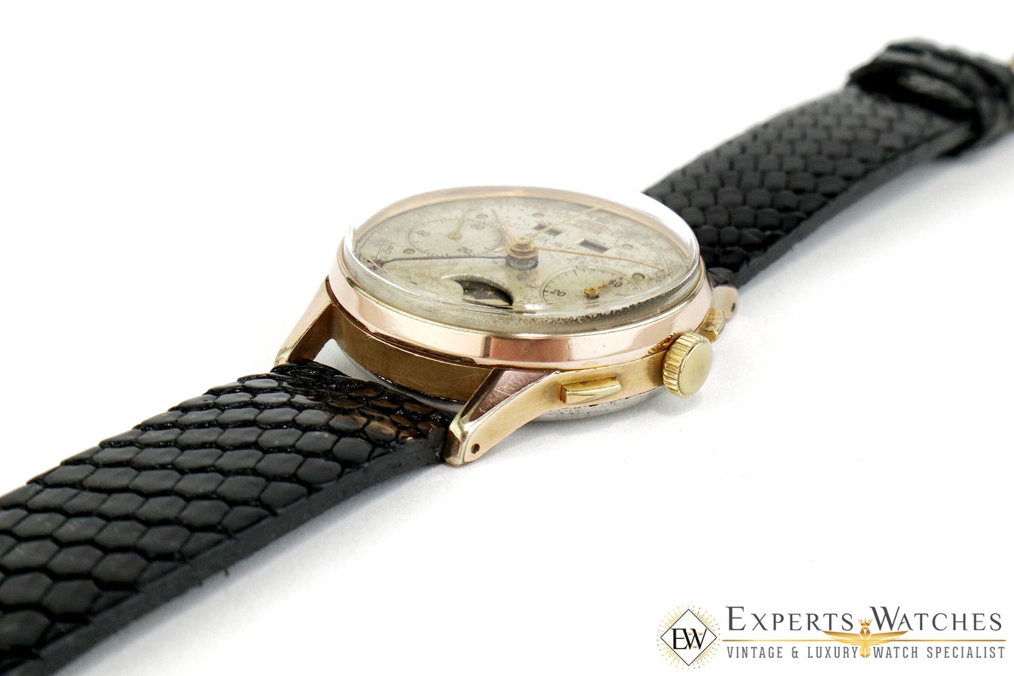 Vintage Haste Chronograph Triple Date MoonPhase LEONIDAS VALJOUX 88 Wa ...