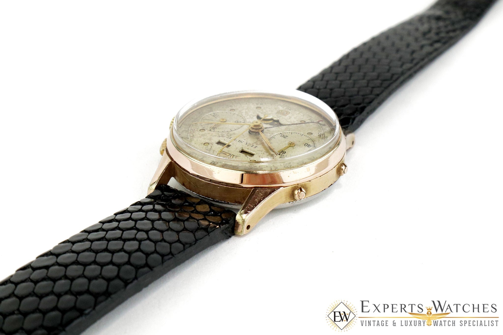 Vintage Haste Chronograph Triple Date MoonPhase LEONIDAS VALJOUX 88 Wa ...