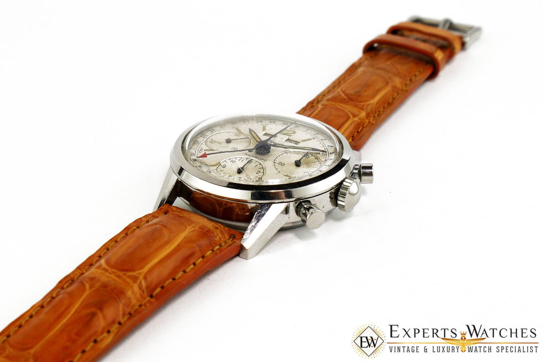 Serviced Vintage 1950's Minerva VF712 Triple Date Chronograph Valjoux ...