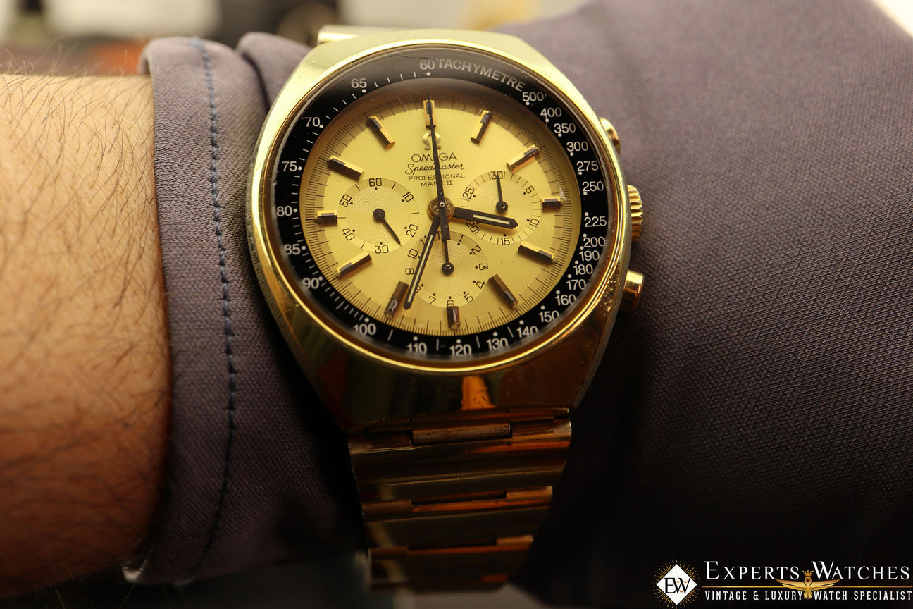 Military Omega Mark II SpeedMaster 147.034 1970 Chronograph 861 Gold ...