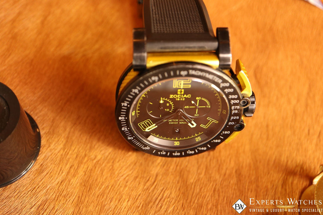 Zodiac ZMX-02 Swiss Diver Racer Watch ZO8555 Chronograph Limited Editi – Experts Watches