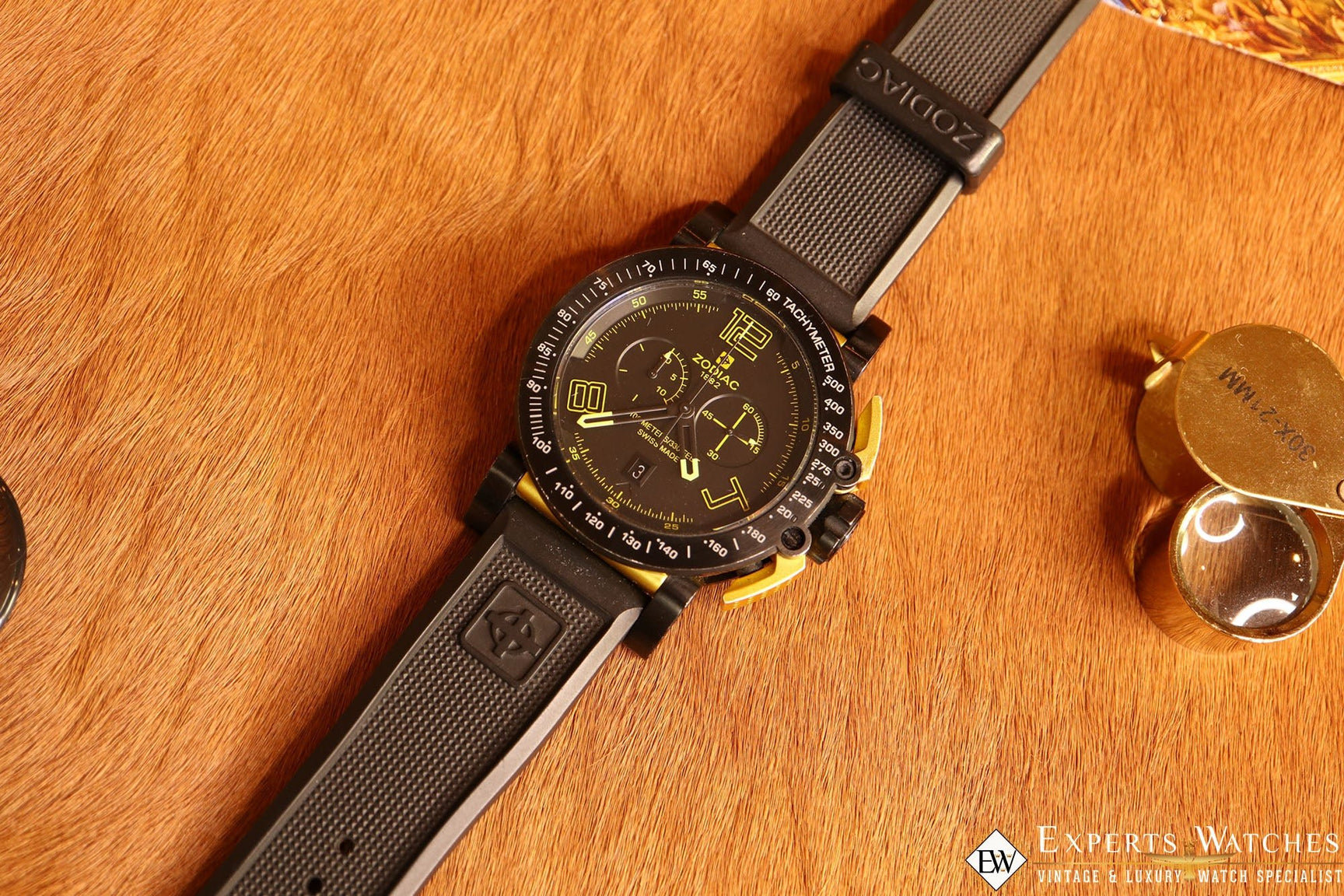 Zodiac ZMX-02 Swiss Diver Racer Watch ZO8555 Chronograph Limited Editi – Experts Watches