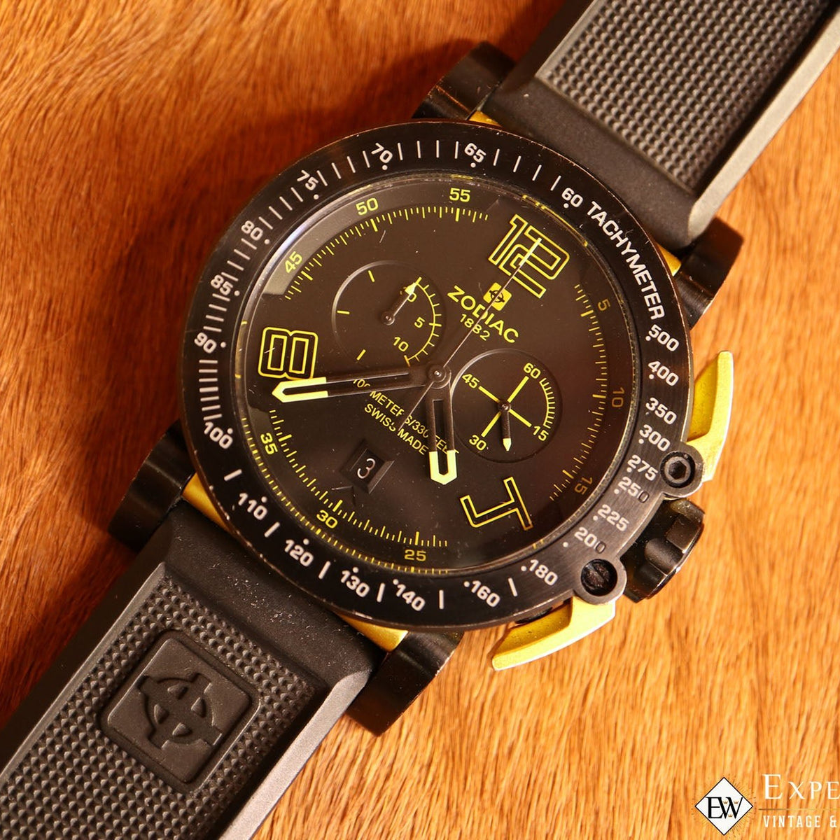 Zodiac ZMX-02 Swiss Diver Racer Watch ZO8555 Chronograph Limited Editi ...